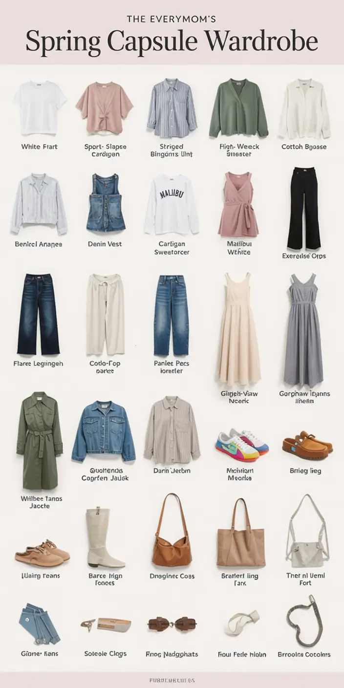 Capsule Wardrobe for Spring 2026 — Casual, Travel & Work Outfit Ideas